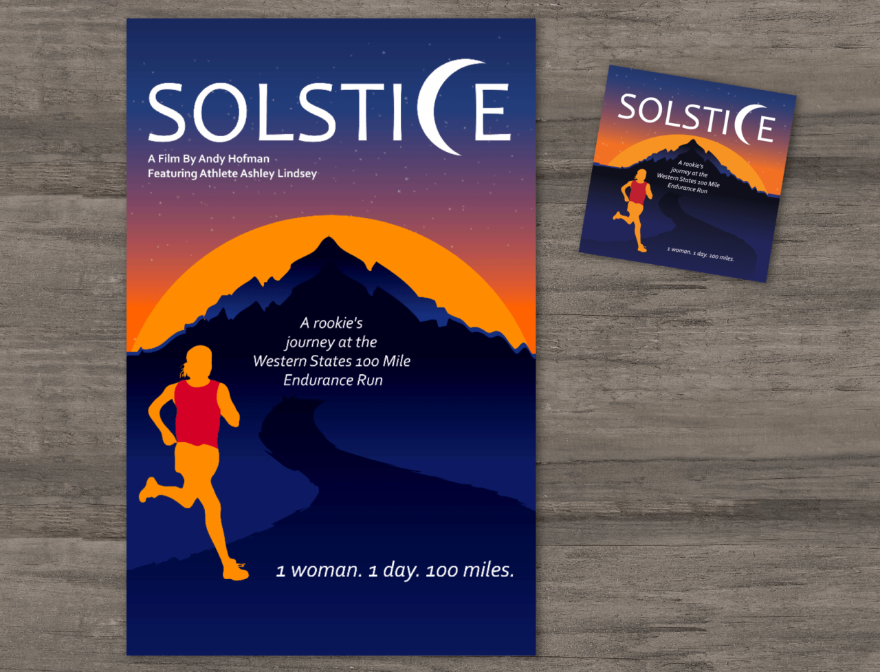 SOLSTICE MOVIE PRINT POSTER AND DVD SLEEVE DESIGN - Carrie Duncan Design